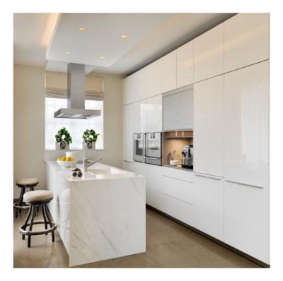 China Highly ODM/OEM Customized Veneer Color Modern Wooden Complete Luxury Kitchen Cabinets for sale