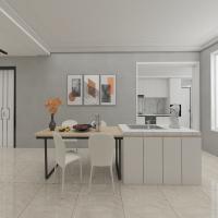 China 2022 Modern Style PVC Thermofoil Finished Kitchen Cabinet for Luxury Kitchen Design for sale