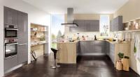 China Customized Italian Furniture Complete Smart Wood Kitchen Cabinets with Veneer Finish for sale