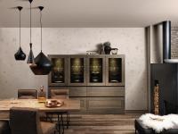 China Customized Italian Furniture Complete Smart Wood Kitchen Cabinets with Veneer Finish for sale