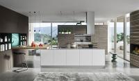 China Customized Italian Furniture Complete Smart Wood Kitchen Cabinets with Veneer Finish for sale