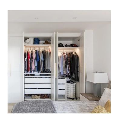 China Professional Bedroom Walk-in Wardrobe Modern Wooden Design for Storage Solutions for sale
