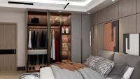 China Home Villa Hotel Apartment Wardrobe Furniture in Modern Style with Custom MR HDF Board for sale