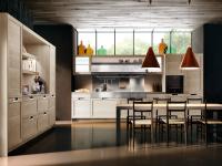 China Blum Hardware and Veneer Finish YALIG Smart Wood Shaker Kitchen Cabinet for Apartment for sale