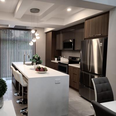 China Modern Design Luxury Kitchen Units Set Furniture Cabinet for Renovation of Old Kitchen for sale