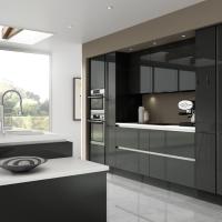 China Modular Kitchen Cabinets Popular Solid Wood Vintage Designer Furniture and Accessories for sale