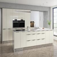 China Waterproof and Durable European Luxury Lacquer Kitchen Cabinet for Villa/Apartment for sale