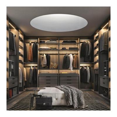 China MR HDF Board Contemporary Design Style Walk-in Closet Wardrobe for Bedroom Furniture for sale