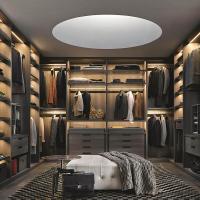 China Laundry-Friendly European Style Custom Walk-in Wardrobe Closet for Modern Apartment for sale
