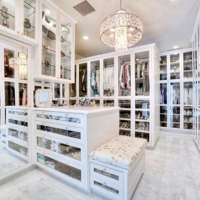 China High End Customization White Wooden Wardrobe for Modern Style Hotel Bedroom Furniture for sale
