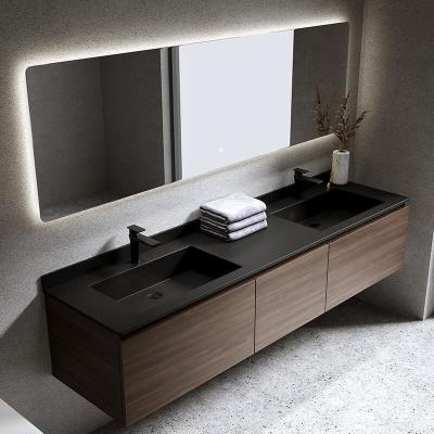 China Euro Style Bathroom Vanity with Customized Width and MR-MDF Carcase Material from Top for sale