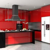 China Direct Customized High End Modern Wood Complete Kitchen Cabinet in Custom Wood Design for sale