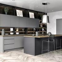 China Waterproof Fireproof Advantage Italian Style Luxury Kitchen Cabinet for Apartment Sale for sale