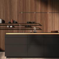 China Waterproof Fireproof Advantage Italian Style Luxury Kitchen Cabinet for Apartment Sale for sale