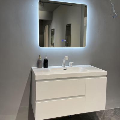 China Customized Made European High End Bathroom Vanity Mirror Cabinet for Modern Bathroom for sale