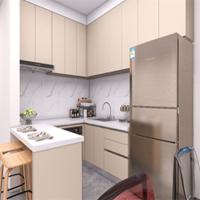 China Custom Lacquer Waterproof Cabinet Set for Modern Apartment Kitchen Renovation Project for sale
