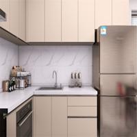 China Custom Lacquer Waterproof Cabinet Set for Modern Apartment Kitchen Renovation Project for sale