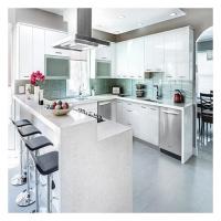 China Smart Solid Wood Lacquer Cabinets for Modular Kitchen in Contemporary Apartments for sale
