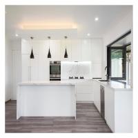 China Smart Solid Wood Lacquer Cabinets for Modular Kitchen in Contemporary Apartments for sale