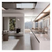 China Smart Solid Wood Lacquer Cabinets for Modular Kitchen in Contemporary Apartments for sale