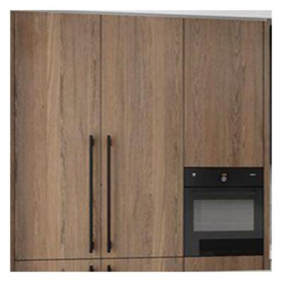 China Stylish Plywood Door European Style Kitchen Cabinet with Beveled Edge Countertop Edging for sale