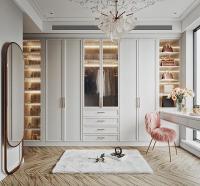 China Professional High End Wooden Children Style Wardrobe Modern Design Closet MR HDF Board for sale