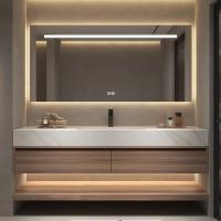 China Waterproof Bathroom Vanity Cabinets in American Style Modern Design for Your Bathroom for sale