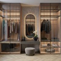 China Private Label Bedroom Storage Closet Solid Wood Wardrobe Set with Contemporary Design for sale