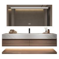 China Waterproof Bathroom Vanity Cabinets in American Style Modern Design for Your Bathroom for sale
