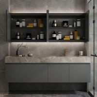China Waterproof Bathroom Vanity Cabinets in American Style Modern Design for Your Bathroom for sale