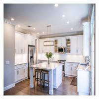 China Home Design Solid Wood High Gloss Lacquer Modular Kitchen Cabinets with Modern Style for sale