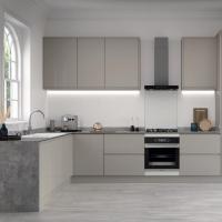 China Small Kitchen Furniture Custom Nordic Modular Kitchen Cabinet with Simple Design for sale