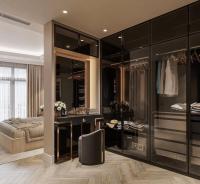 China Pop Style Luxury Custom Storage Bedroom Wardrobe in Modern Design with PANEL Wood Style for sale