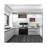 China Modern Furniture Kitchen Wall Cabinet with Eased Edge Countertop Edging for sale
