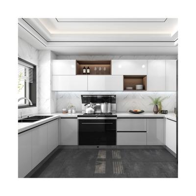 China Modern Furniture Kitchen Wall Cabinet with Eased Edge Countertop Edging for sale