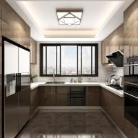 China Modern Furniture Kitchen Wall Cabinet with Eased Edge Countertop Edging for sale
