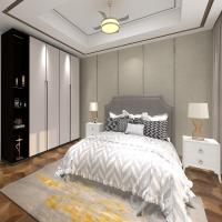 China High End Custom Wooden Wardrobe Cabinet for Bedroom Modern Design Master Wardrobe for sale