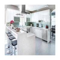 China Multi-capacity Kitchen Pantry Cabinet with Easy-to-Clean Lacquer Finish CAD/3D Freely for sale