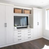 China Modern Furniture Set for Bedroom Wardrobe Wall Built-in Design and 2D / 3D Options for sale