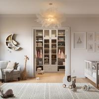 China Modern Furniture Set for Bedroom Wardrobe Wall Built-in Design and 2D / 3D Options for sale