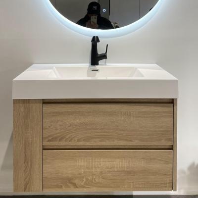 China Rectangle Euro Style Waterproof Custom Modern Design Professional Hotel Bathroom Vanity Cabinet for sale