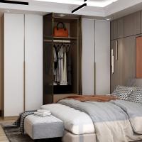 China Mail Packing Wooden Professional Bedroom Storage Wardrobe Outlet for Modern Furniture for sale