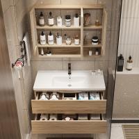 China Customized Made High End Bathroom Vanities with Quartz Stone Countertop in Euro Style for sale