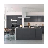 China Top Veneer and Bottom Lacquer Finish Wooden Kitchen Cabinet for High End Home Apartment for sale