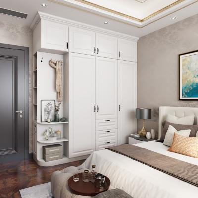 China Modern Furniture Wooden Closet Bedroom Built-in Wardrobe Designed for Professionals for sale