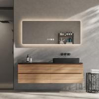 China Modern Style High End Luxury Wall Mounted Custom Furniture Bathroom Vanity with Sink for sale