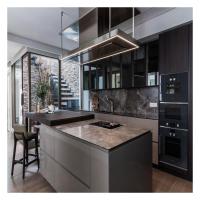 China Easy Clean Marble Aluminum Cupboards Smart Kitchen Cabinets for Modern Modular Homes for sale