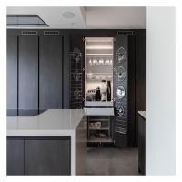 China Easy Clean Marble Aluminum Cupboards Smart Kitchen Cabinets for Modern Modular Homes for sale