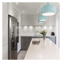 China Modern Style High Gloss Lacquer Finish Kitchen Cabinets with Plywood Carcase Material for sale