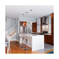 China Blum Hardware Customized Size Matte Style Waterproof Kitchen Cabinet Set for Your Home for sale